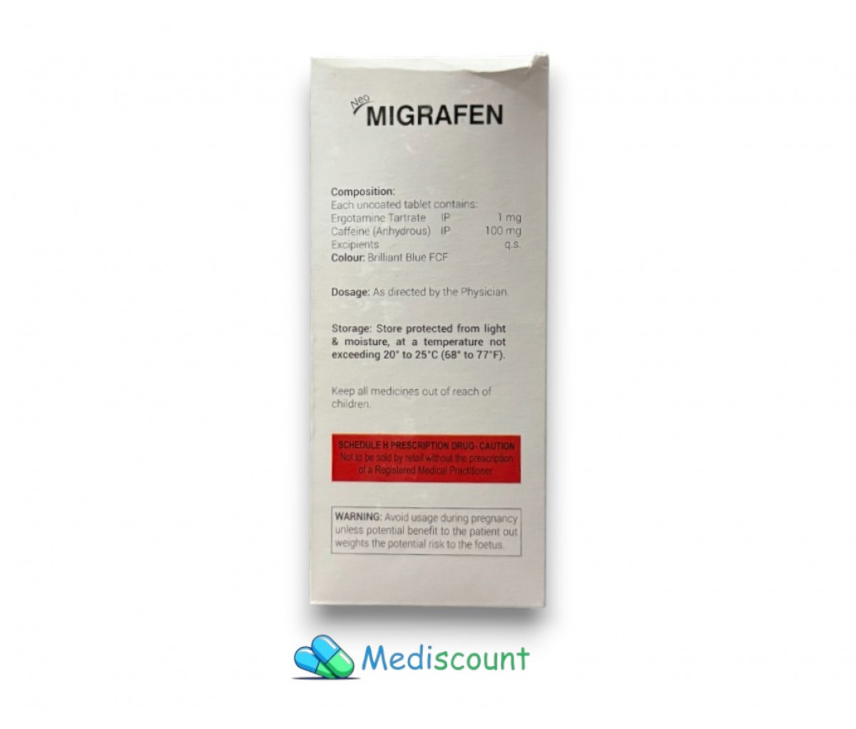 Mediscount | Buy Migrafen Tablet online - Mediscount Pharmacy